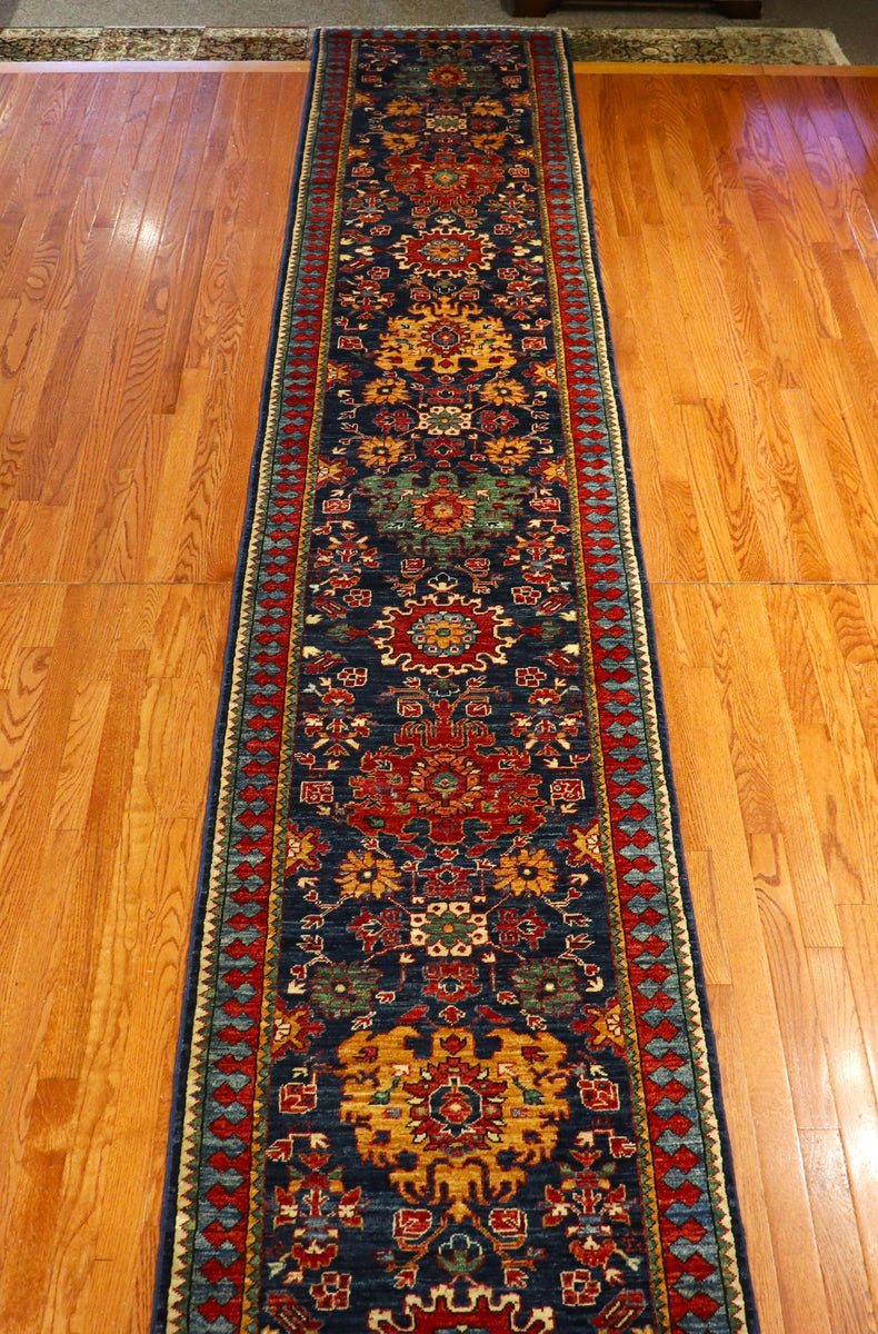 20' Hand Knotted Aryana Runner – Rugs first