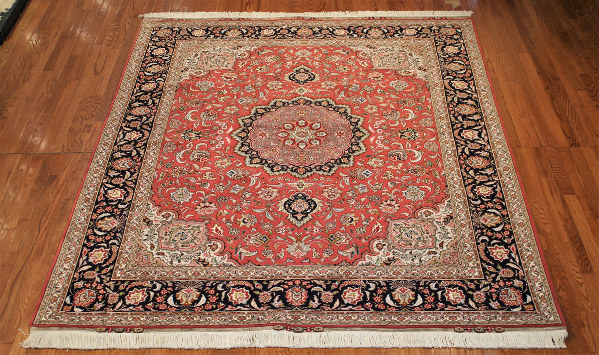 7x8 Hand Knotted Persian Tabriz Area Rug – Rugs first